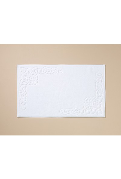 Madame Coco Orlena Ayak Havlusu - Beyaz