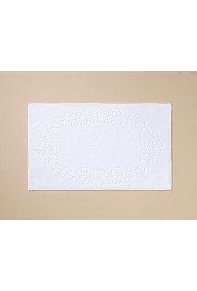 Madame Coco Norice Ayak Havlusu - Beyaz