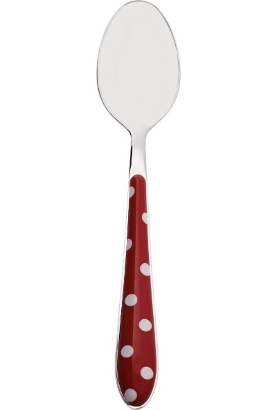 Emsan Nostalji Puantiyeli Tatlı Kaşığı Kırmızı