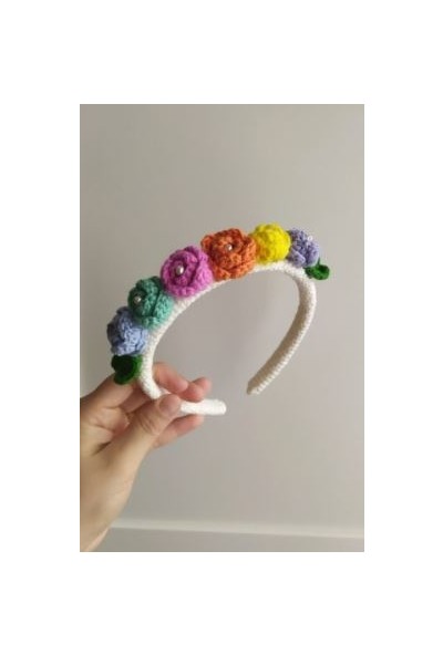 FS Çiçekli Taç Saç Aksesuarı