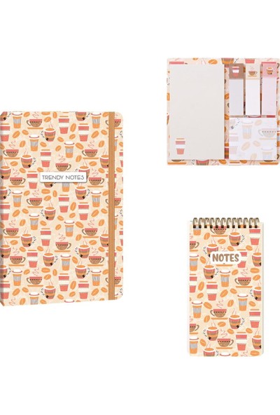 Keskin Color Küçük Çalışma Seti 3'lü Coffee