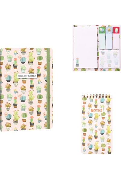 Keskin Color Küçük Çalışma Seti 3'lü Cactus