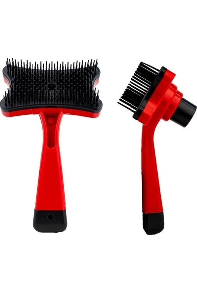 Proithalat Evcil Hayvan Tarak - Kendini Temizler Fırça - Kırmızı Proithalat Evcil Hayvan Tarak - Kendini Temizler Fırça - Kırmızı