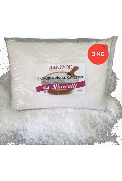 Hanzade Bitkisel 84 Mineralli Çankırı Kristal Tane Kaya Tuzu Hanzade Bitkisel 84 Mineralli Çankırı Kristal Tane Kaya Tuzu