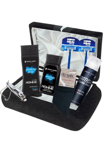 Pierre Cardin Erkek Bakım Seti - Damat Nişan Sandık Çeyiz Bohça Seti GP00973711994