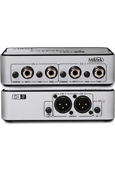 Miktek Dı-2 Stereo Active Direct Box, Aktif Dibox