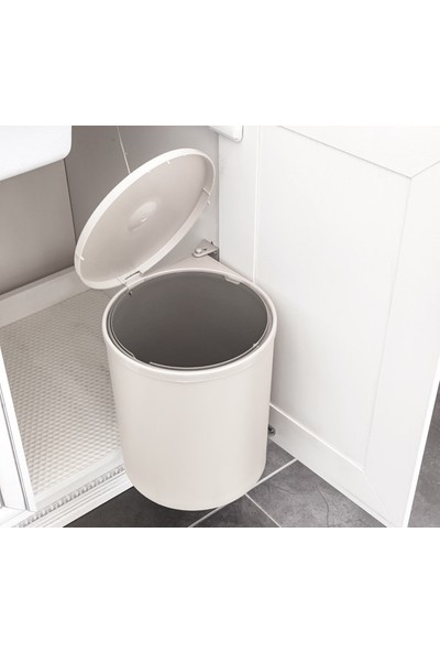 Hafele Dolap Içine Bağlanan Çöp Kovası - Ipli Krem Hafele Dolap Içine Bağlanan Çöp Kovası - Ipli Krem