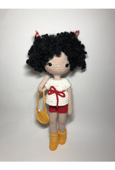 Yumu Yum Amigurumi Organik Judy Oyuncak Bebek Yumu Yum Amigurumi Organik Judy Oyuncak Bebek