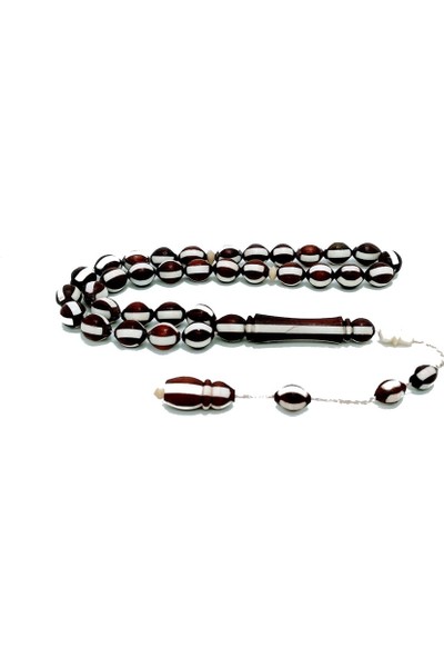 Osmanlı Sarayı Ağaç Gül Ağacı Deve Kemiği Tesbih 8x9