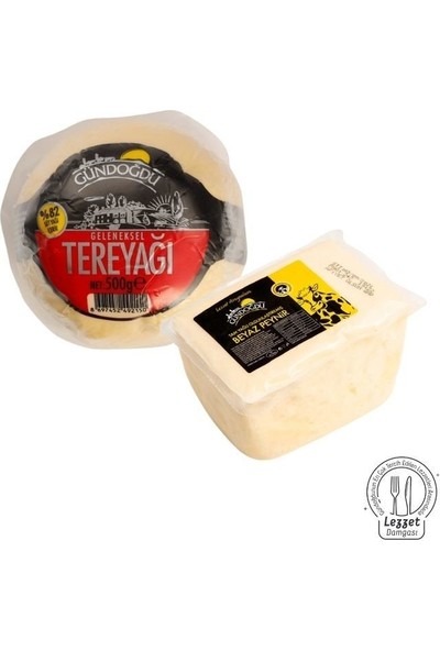 Gündoğdu Tereyağı 500gr + Beyaz Peynir 650gr Avantaj Paketi Gündoğdu Tereyağı 500gr + Beyaz Peynir 650gr Avantaj Paketi