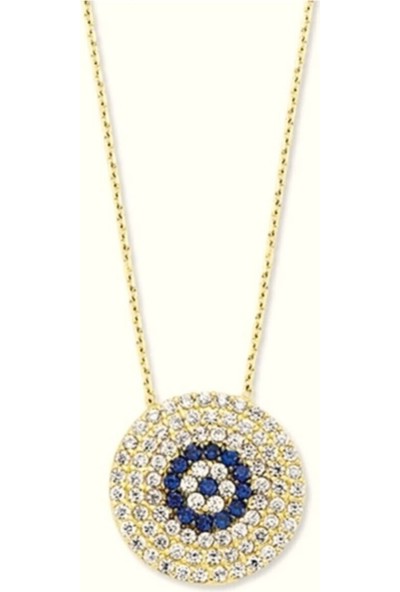Desingshop Nazar Boncuklu Taşlı Harem Kolye