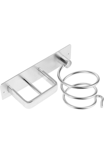 SLD Banyo Spiral Duvara Monte Saç Kurutma Makinesi Tutucu Saç Kurutma Makinesi Depolama Organizatör Raf Tutucu Banyo Organizatör Kurutucu Askısı | Banyo Rafları (Yurt Dışından)