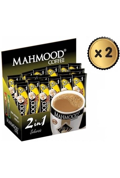 Mahmood Coffee 2'si 1 Arada Hazır Kahve 48 Adet x 10 gr 2 Adet