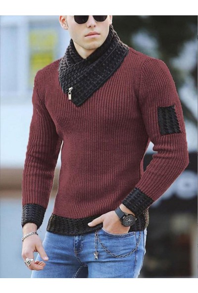 Top Mall Erkek Günlük Ince Triko Kazak (Yurt Dışından) Top Mall Erkek Günlük Ince Triko Kazak (Yurt Dışından)