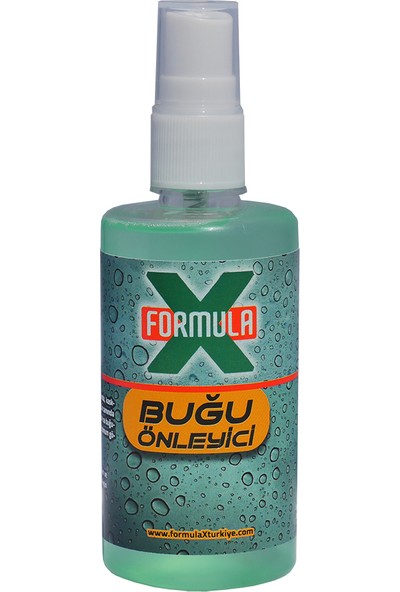 Formula X Kask Vizör Buğu Önleyici Anti-Fog - 100ML Formula X Kask Vizör Buğu Önleyici Anti-Fog - 100ML