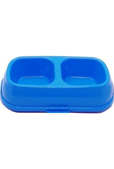 MrtNlu Kedi - Köpek Mama ve Su Kabı 2 Bölmeli Büyük Boy