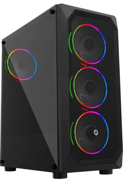 Gameforce Xmesh 6X120MM Rainbow Fanlı ATX Midi Tower Kasa Gameforce Xmesh 6X120MM Rainbow Fanlı ATX Midi Tower Kasa