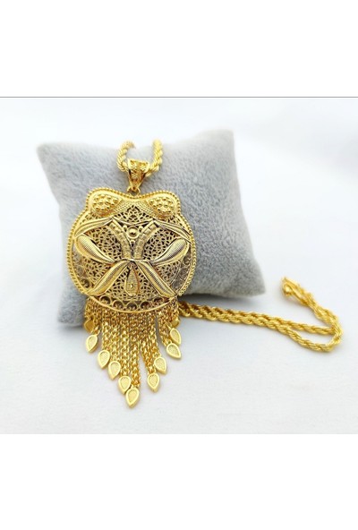 Keys Shop Keysshop Hint Kolye Fiyonklu 60 cm Zincirli Kolye