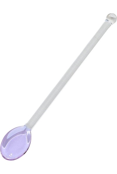 Borosilikat Cam Çay Kaşığı Uzun Saplı Buzlu Çay Kaşığı