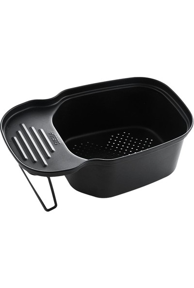 Aşırı Lavabo Süzgeci Kevgir Havzası Çok Işlevli Mutfak Aleti Filtre Siyah Aşırı Lavabo Süzgeci Kevgir Havzası Çok Işlevli Mutfak Aleti Filtre Siyah