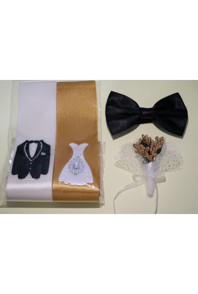 Güçlü Kadınlar Atölyesi Papyon Yaka Çiçeği Takı Kurdelası