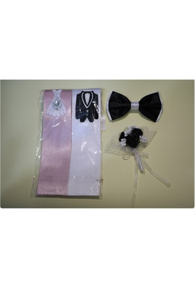 Güçlü Kadınlar Atölyesi Baba Oğul Papyon Yaka Çiçeği Seti