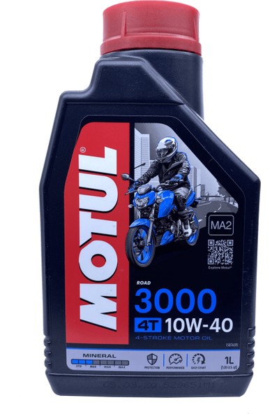 Honda Yeni Motul 3000 10W 40 Motor Yağı 1 Lt.