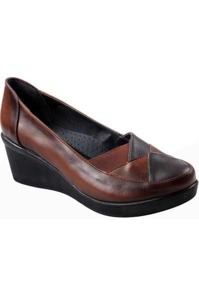 Papuçcity Mavişim Dolgu Topuk Bayan Günlük Ayakkabı