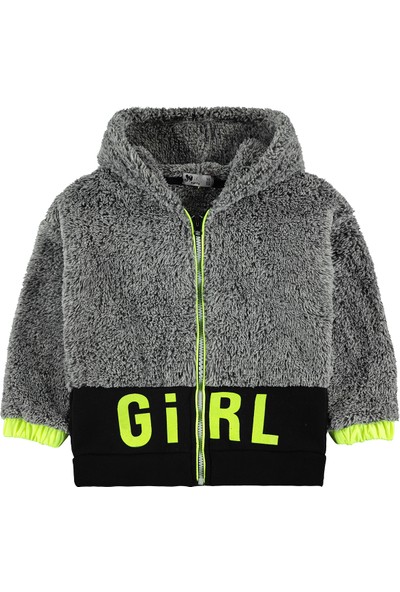 Tuffy Tufyy Kız Çocuk Kapüşonlu Hırka 5-8 Yaş Yeşil