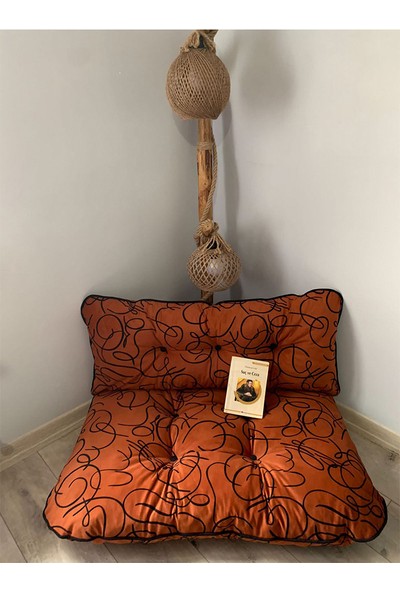 Lavinia Puf Desenli Kiremit Ikili Takım Petek Önü Palet Yer Minder Lavinia Puf Desenli Kiremit Ikili Takım Petek Önü Palet Yer Minder