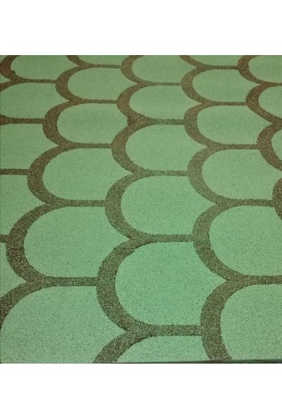 Drl Hirdavat Yonca Desenli-Yeşil-Arduazlı-Kumlu Rulo Şıngıl 1 MTX10 Mt.