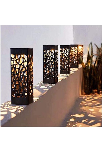 Hit Dükkan Dekoratif Solar Bahçe Aydınlatma Yürüyüş Yolu (8 Adet)