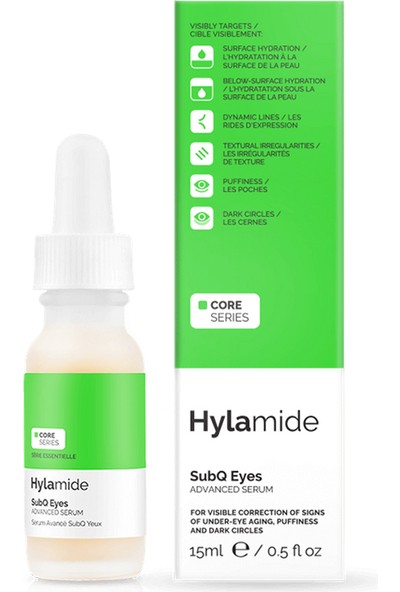 Subq Eyes (Yaşlanma Karşıtı, Koyu Halkalar, Ince Çizgiler ve Kırışıklık Serumu ) 15 ml Subq Eyes (Yaşlanma Karşıtı, Koyu Halkalar, Ince Çizgiler ve Kırışıklık Serumu ) 15 ml