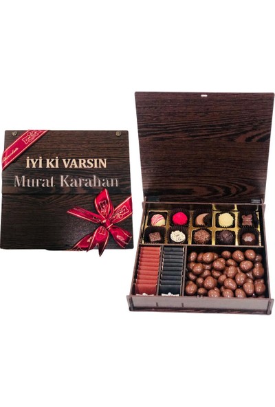 İnci Çikolata Kişiye Özel Iyi Ki Varsın Çikolatası 500 gr