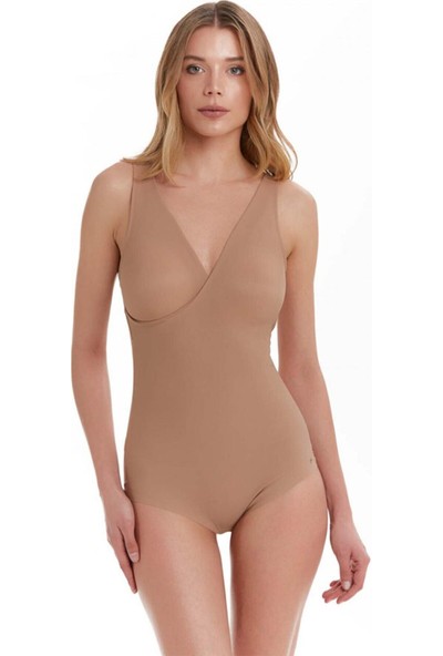 Ten Toparlayıcı Kruvaze Body Korse 2101 - Ten