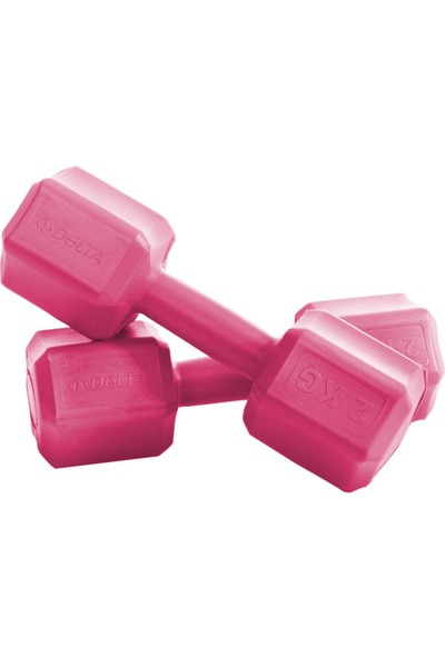 Delta Plastik Dambıl Seti 2 kg x 2 Adet Fuşya Ftx 5352 Delta Plastik Dambıl Seti 2 kg x 2 Adet Fuşya Ftx 5352