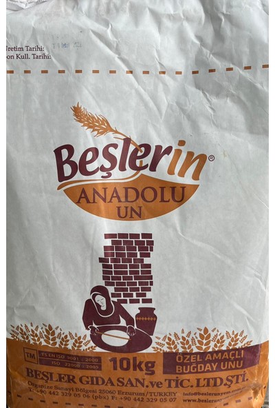 Beşler Beşlerin 10 kg Buğday Un Beşler Beşlerin 10 kg Buğday Un