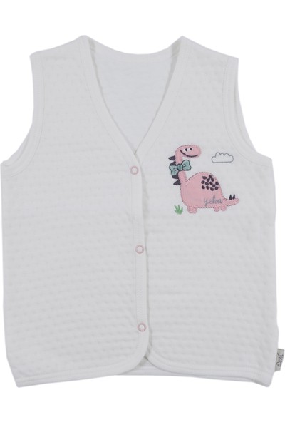Yeka Bebe Tek Kat Kız Dino Yelek