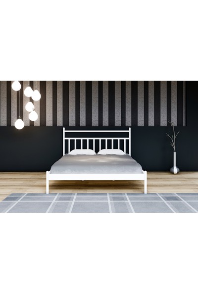 Gözde Mobilya Gm 224 Lima Çift Kişilik Karyola Beyaz 150 x 200 Gözde Mobilya Gm 224 Lima Çift Kişilik Karyola Beyaz 150 x 200