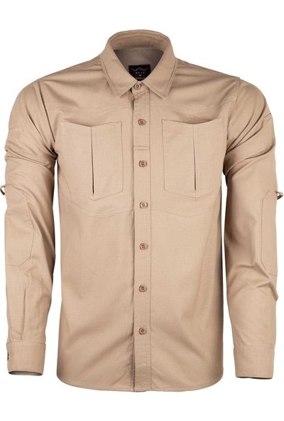VAV Wear Outdoor Tactical Erkek Giyim Kamp Pamuklu Gömlek Trekking Hiking TACTEC04