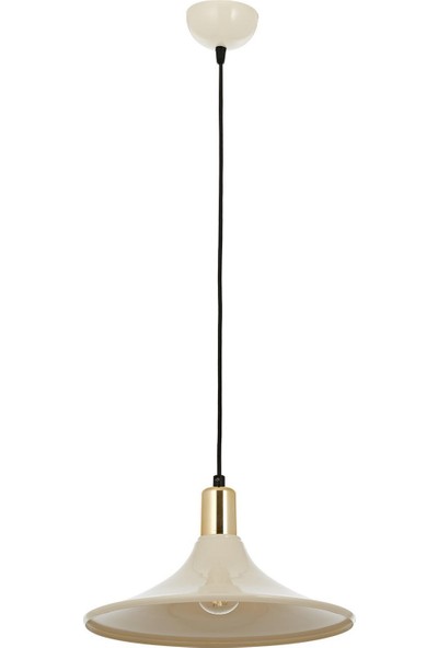 Avonnı Beyaz Boyalı Modern Avize E27 Metal 30CM Avonnı Beyaz Boyalı Modern Avize E27 Metal 30CM