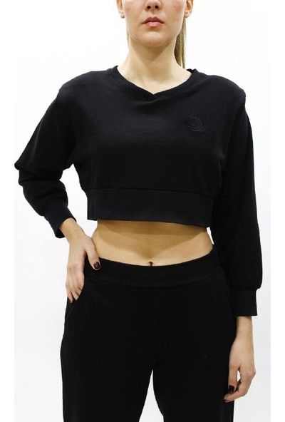 Alesaa Kadın Vatkalı Crop Sweat