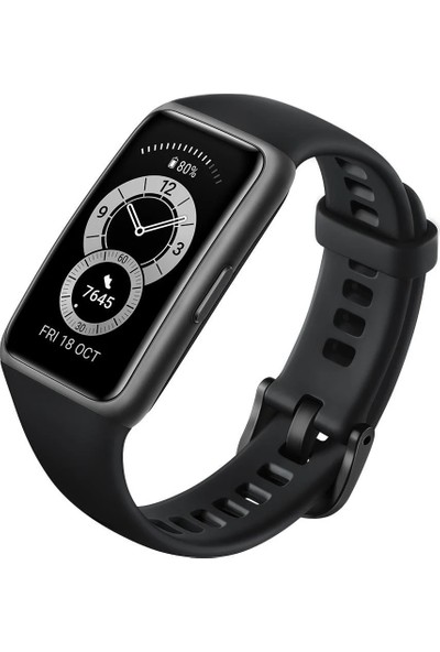 Huawei Band 6 Grafit Siyahı + Orman Yeşili Kordon