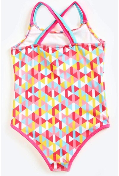 Deep Beach Pembe Biyeli Baskılı Kız Çocuk Mayo DB200545CM Deep Beach Pembe Biyeli Baskılı Kız Çocuk Mayo DB200545CM