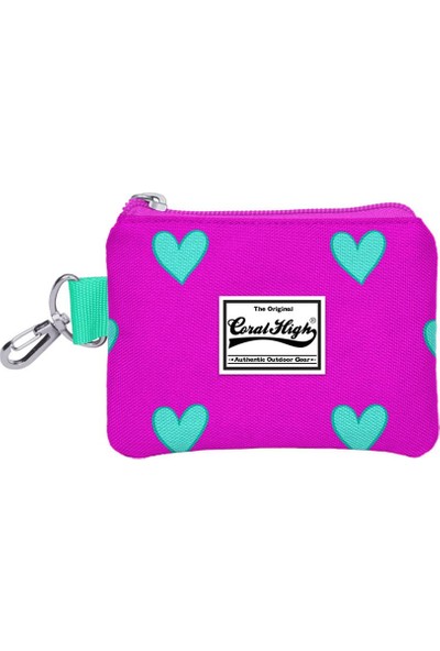 Coral High Kids Pembe Kalp Desenli Bozuk Para Çantası 21727 Coral High Kids Pembe Kalp Desenli Bozuk Para Çantası 21727