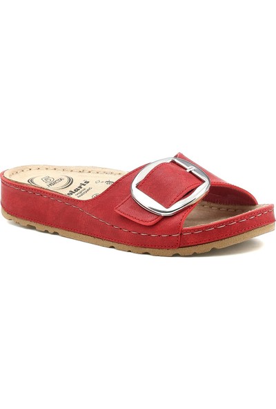 Polaris 5 Nokta 103830.Z2FX Kırmızı Kadın Terlik