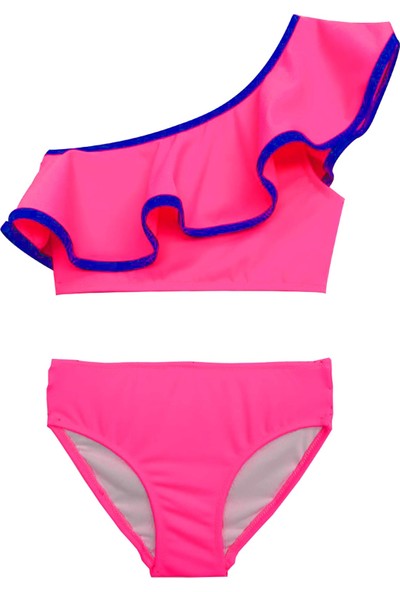 Deep Beach Fuşya Mor Biyeli Kız Çıcuk Bikini Takım DB200621BT Deep Beach Fuşya Mor Biyeli Kız Çıcuk Bikini Takım DB200621BT