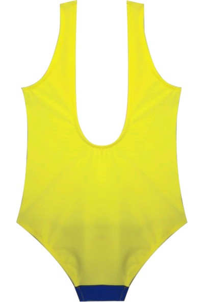 Deep Beach Sarı Bloklu Kız Çocuk Mayo DB20030M Deep Beach Sarı Bloklu Kız Çocuk Mayo DB20030M
