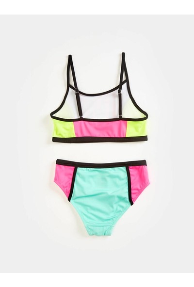 Deep Beach Renk Bloklu Çocuk Mayo DB200526CM