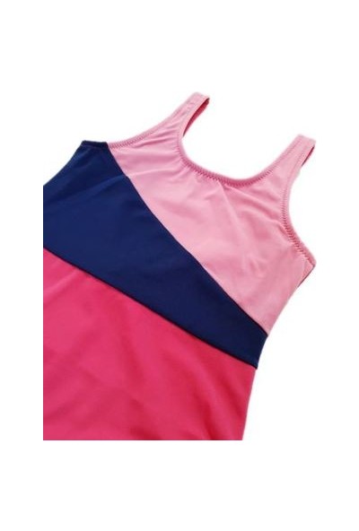 Deep Beach Çocuk Pembe Renk Bloklu DB200030CM Deep Beach Çocuk Pembe Renk Bloklu DB200030CM